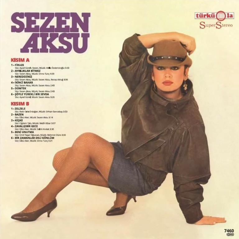Sezen Aksu Firuze Plak Avrupa Plak Pikap Türkische Schallplatten